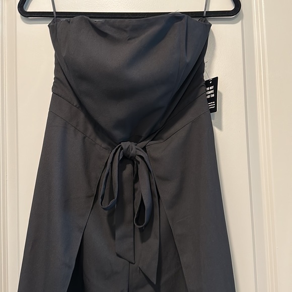 Express | Pants & Jumpsuits | Express Black Split Leg Jumpsuit | Poshmark